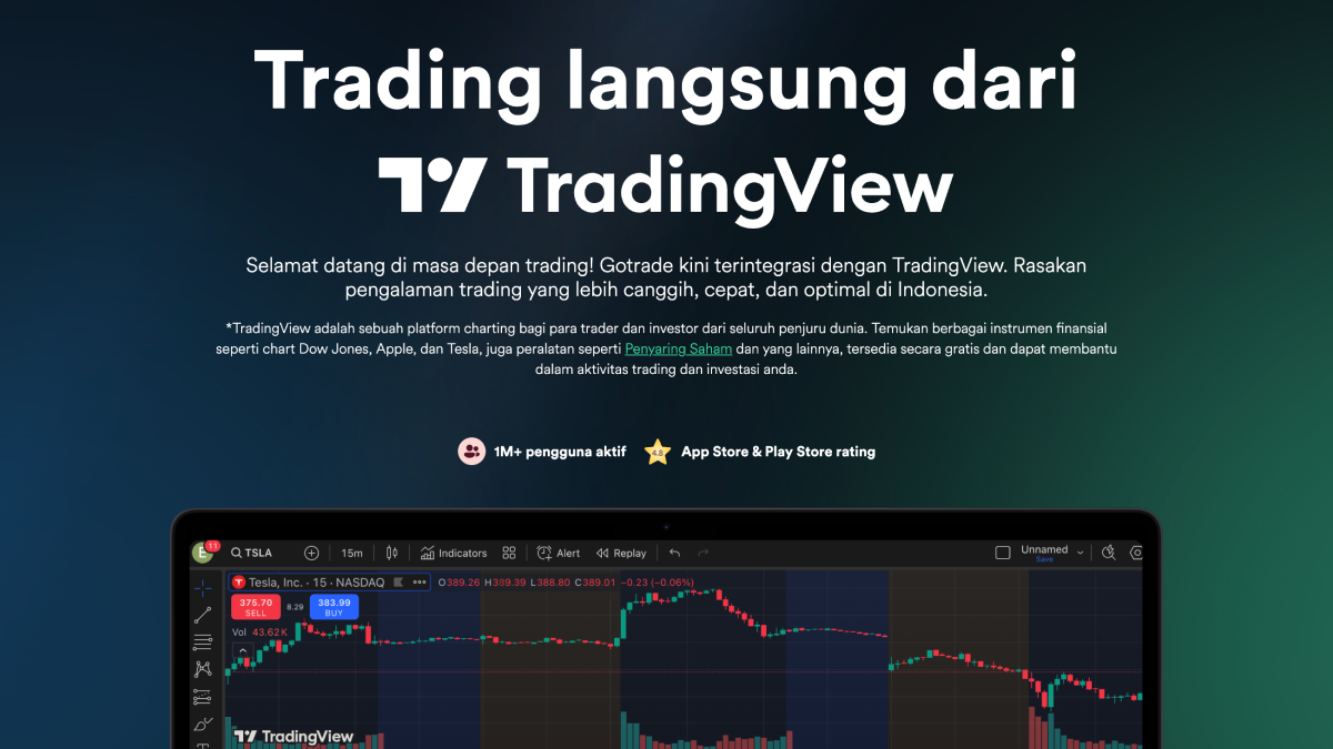 Gotrade x TradingView - Trading Saham AS Lebih Canggih